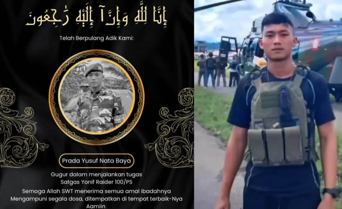 Profil Prada Yusuf Nata Baya, Anggota TNI AD dari Lahat Bertugas di ...
