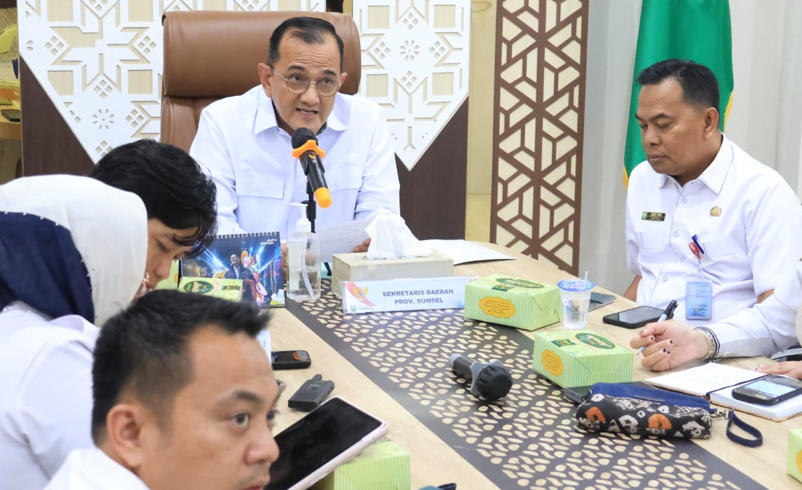 Sumsel Siap Sukseskan Pornas XVII KORPRI 2025, Sekda Edward Candra Pastikan Persiapan Venue dan ...